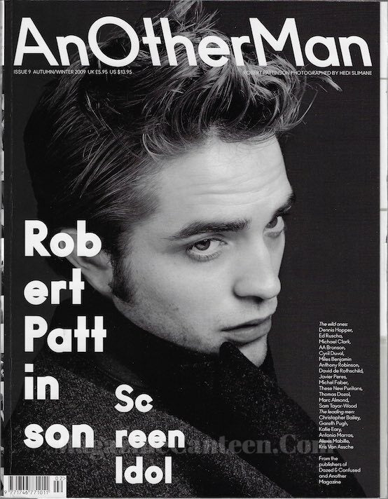 AnOther Man Magazine 9 - Robert Pattinson – magazine canteen