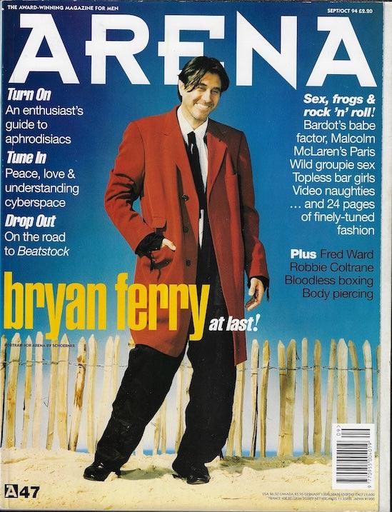 Arena Magazine - Bryan Ferry FRED WARD Malcolm McLaren Catherine Deneu ...