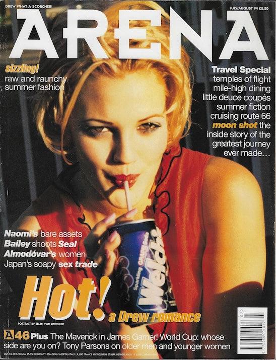 Arena Magazine - Drew Barrymore SEAL Pedro Almodovar NAOMI CAMPBELL ...