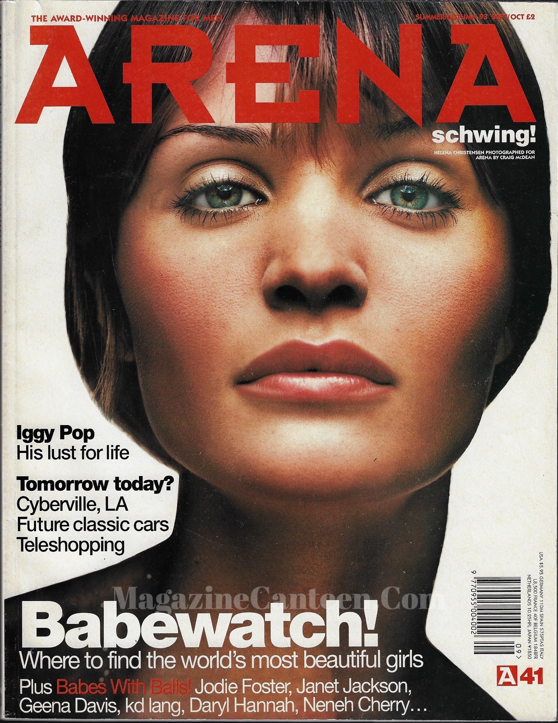 Arena Magazine 41 - Helena Christensen – magazine canteen