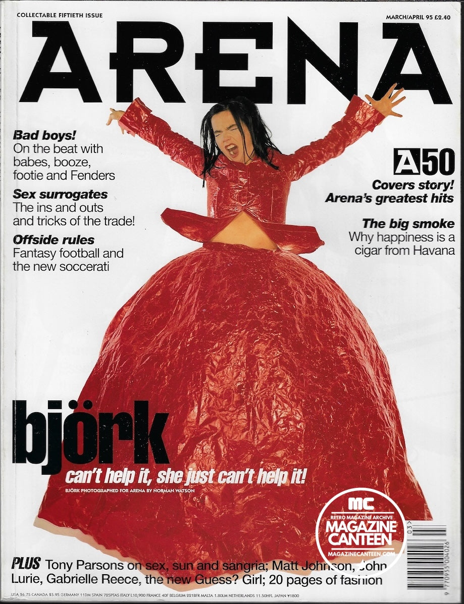 Arena Magazine - BJORK John Lurie Gabrielle Reece 1995 – magazine canteen