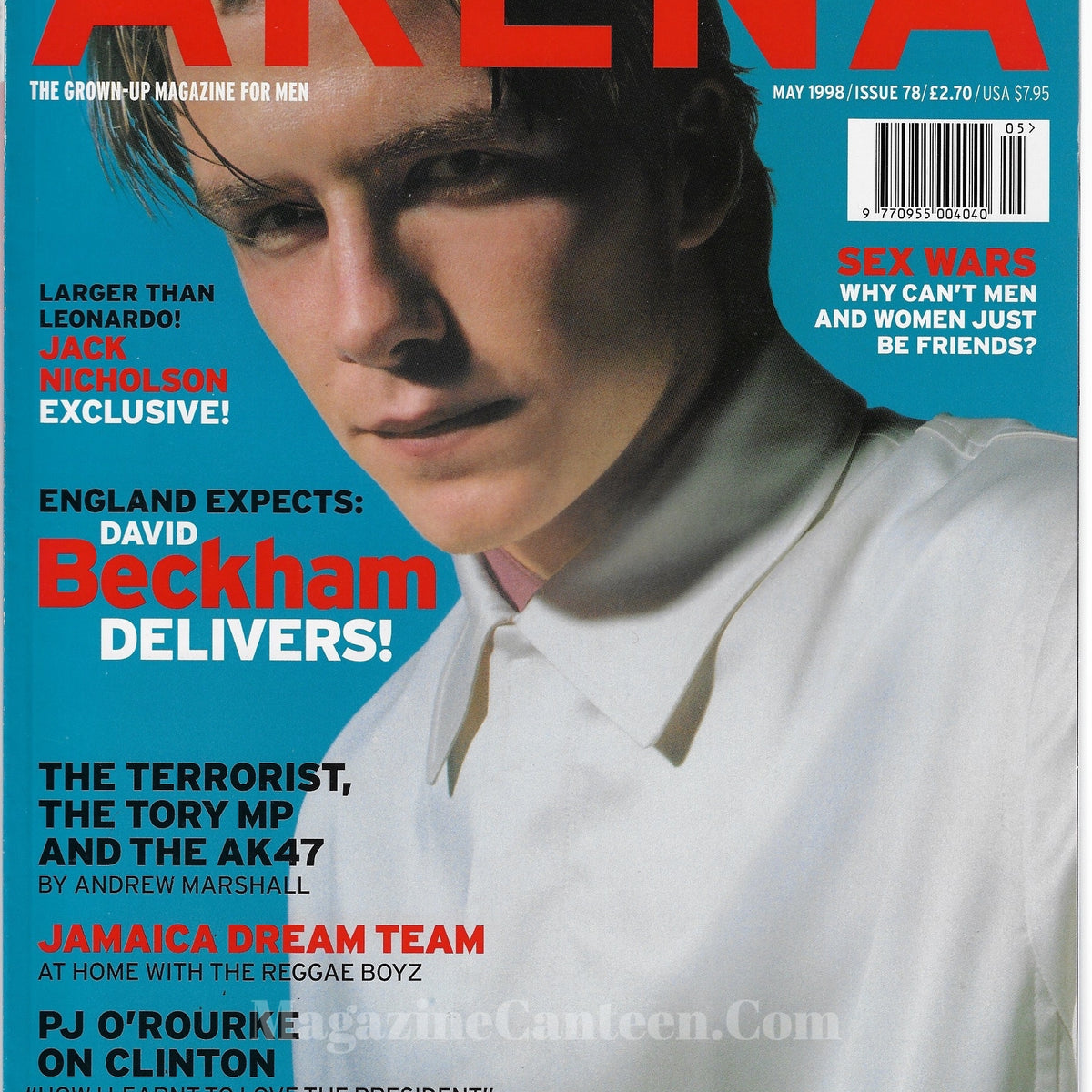 Arena Magazine 78 - David Beckham – magazine canteen