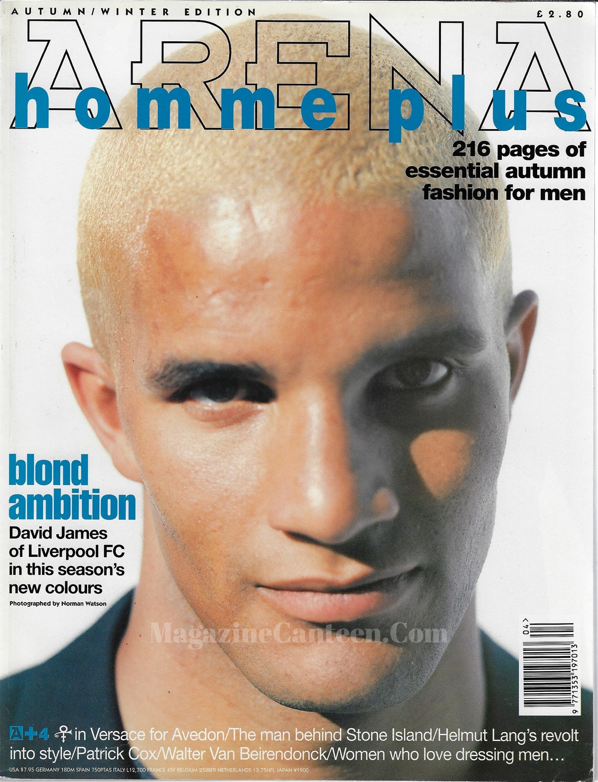 Arena Homme Magazine 4 - David James – magazine canteen