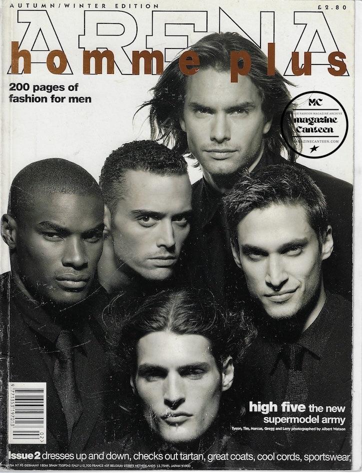 Arena Homme Magazine 2 - Marcus Schenkenberg GREGG SPAULDING Tyson Bec ...