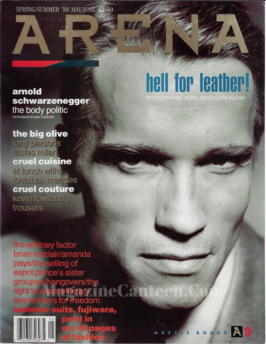 Arena Magazine 9 - Arnold Schwarzenegger 1988 – magazine canteen