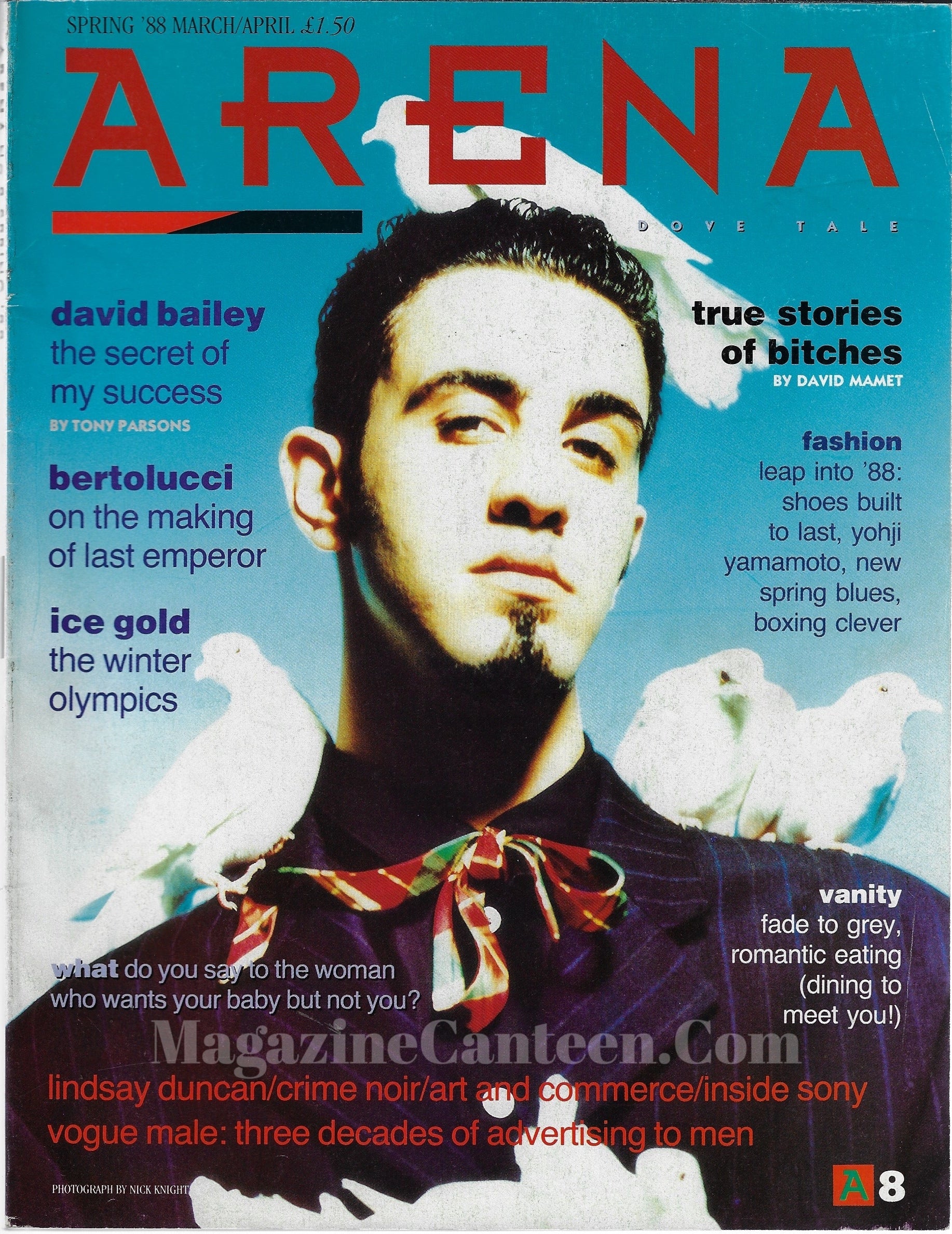 Arena Magazine 8 - Nick Knight 1988 – magazine canteen