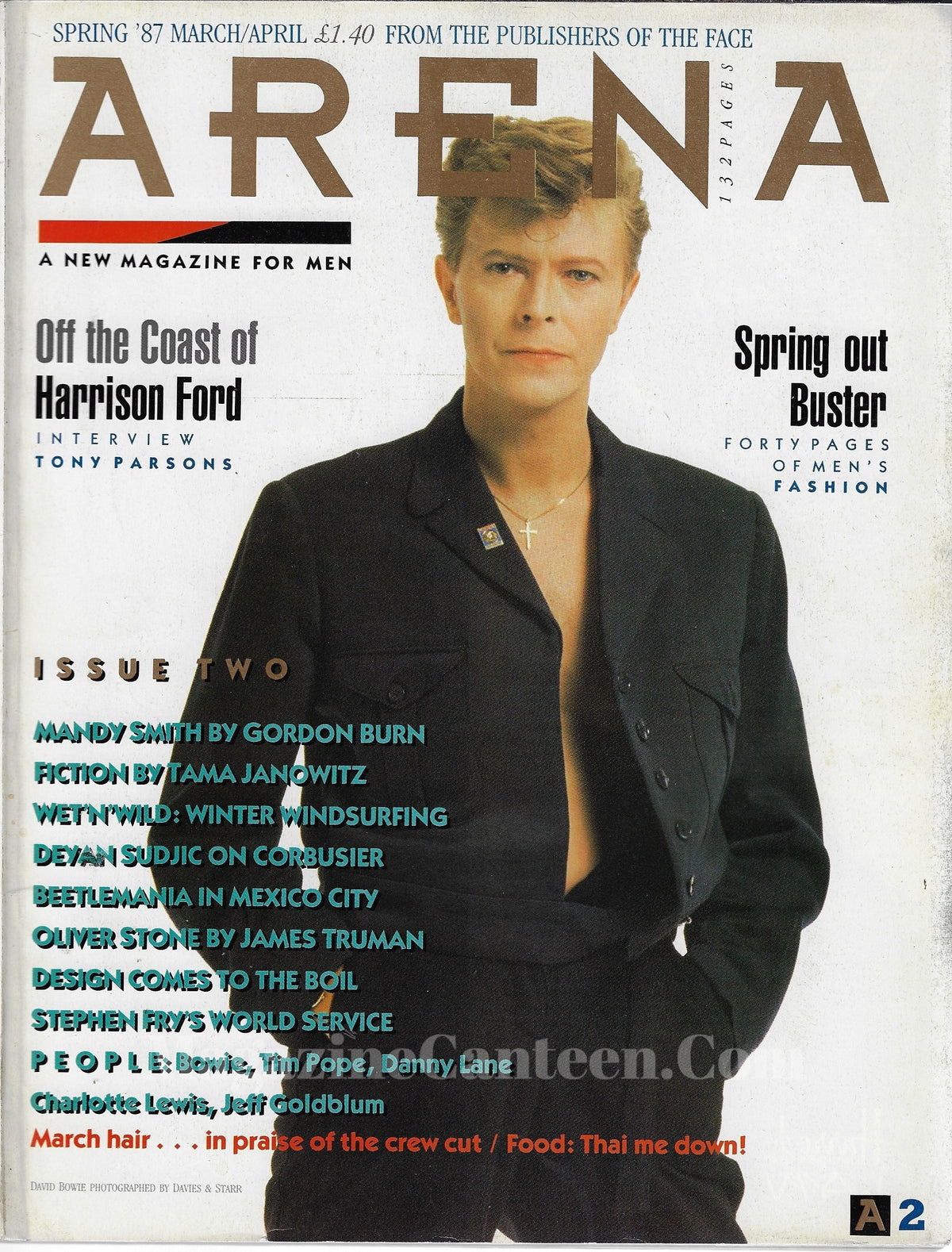 Arena Magazine 2 - David Bowie 1987 – magazine canteen