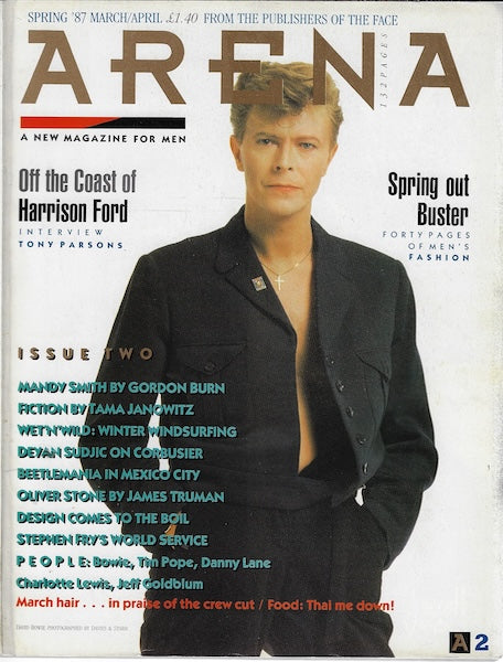 Arena Magazine - David Bowie Mandy Smith Harrison Ford – magazine canteen
