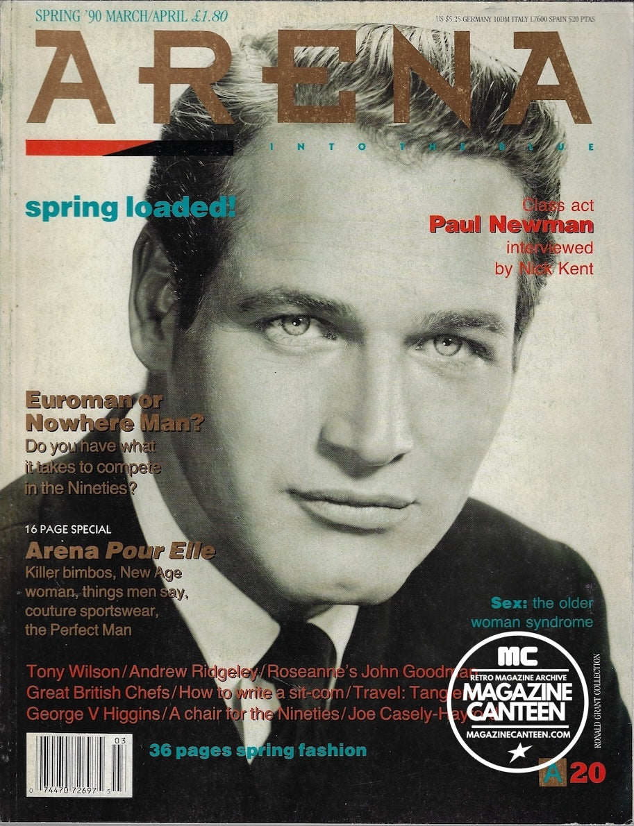 Arena Magazine - PAUL NEWMAN Andrew Ridgeley JOE Caseley Hayford – magazine canteen