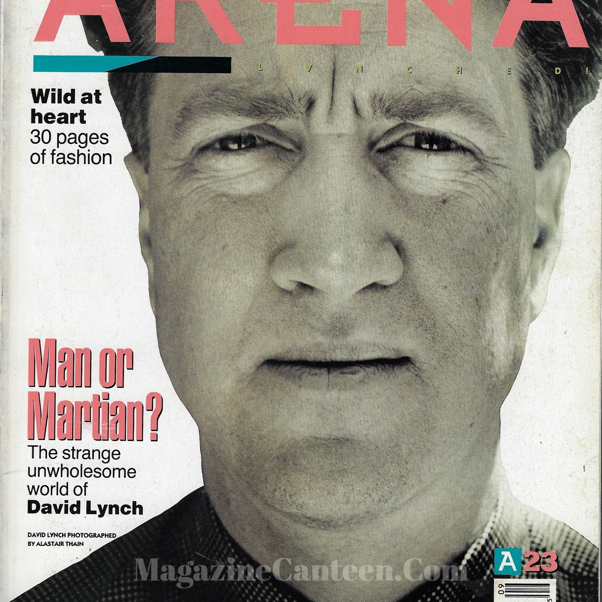Arena Magazine 23 - David Lynch 1990 – magazine canteen