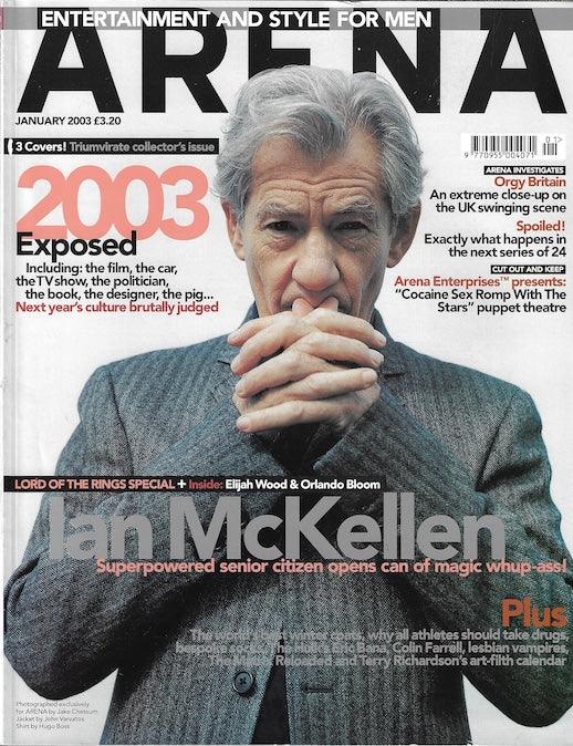 Arena Magazine - Ian McKellen Lord Of The Rings – magazine canteen