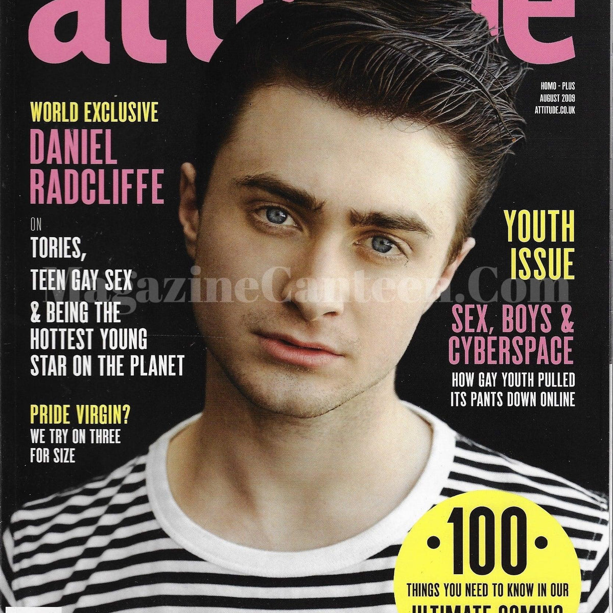 Attitude Magazine 182 - Daniel Radcliffe 2009 – magazine canteen