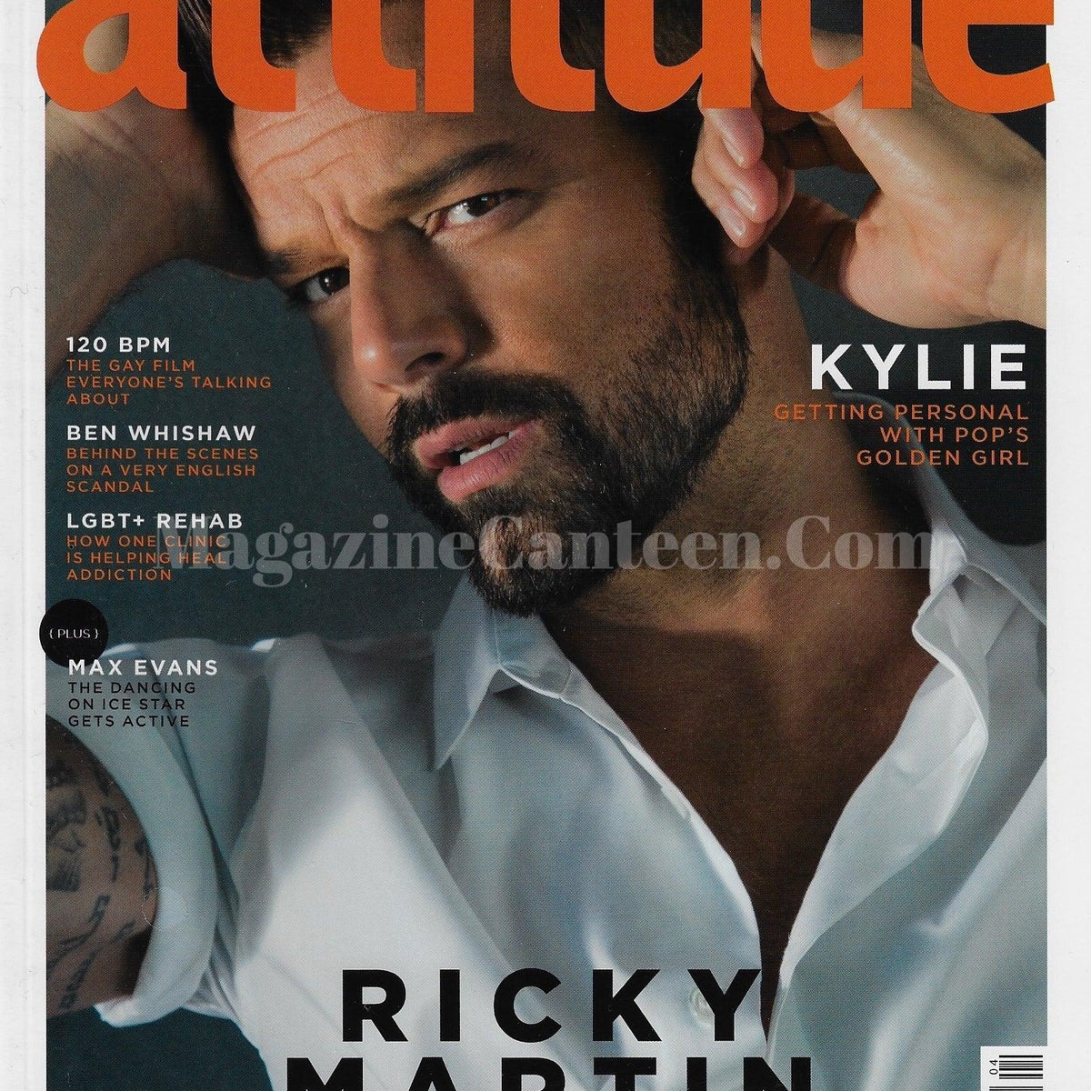 Attitude Magazine 295 - Ricky Martin 2018 – magazine canteen