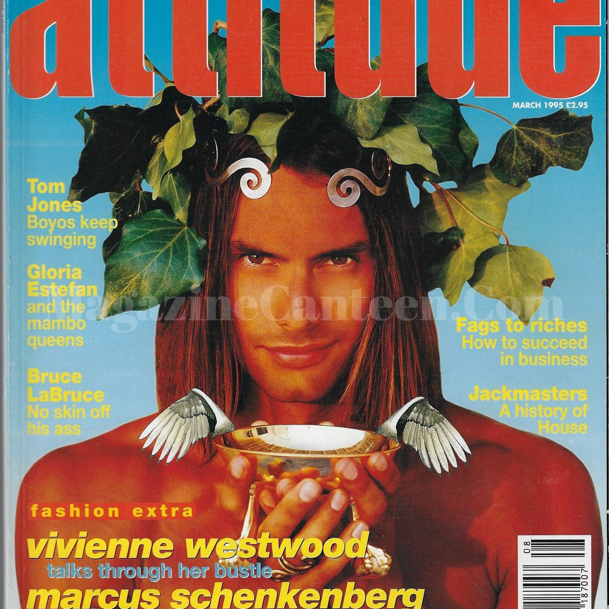 Attitude Magazine 11 - Marcus Schenkenberg 1995 – magazine canteen
