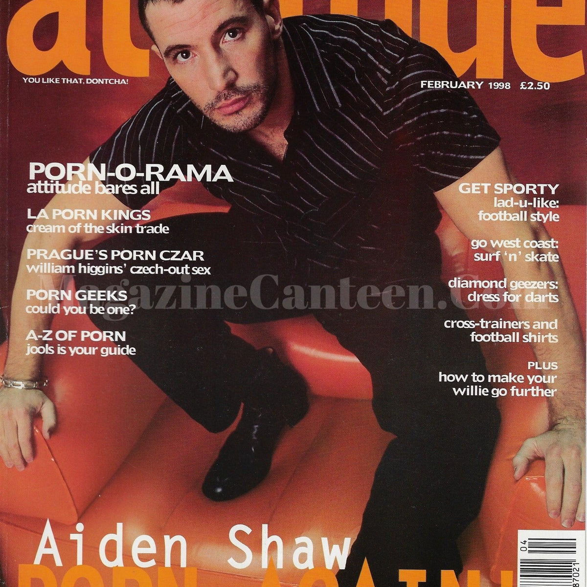 Attitude Magazine 46 - Aiden Shaw MARK HUG Sophie Ellis Bextor ...