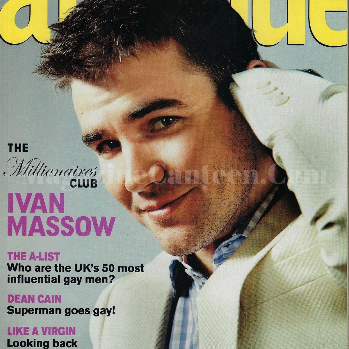 Attitude Magazine 85 - Ivan Massow 2001 – magazine canteen