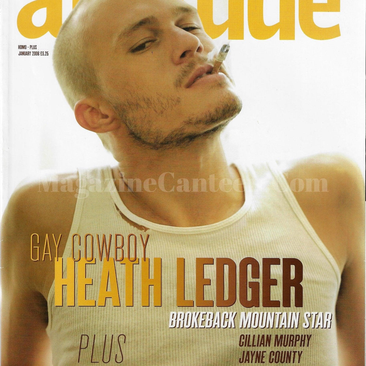 Attitude Magazine - Heath Ledger CILLIAN MURPHY Jody Latham – magazine ...