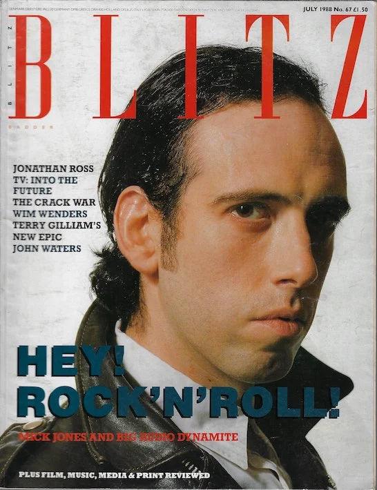 Blitz Magazine - Mick Jones The Clash Jonathan Ross – magazine canteen