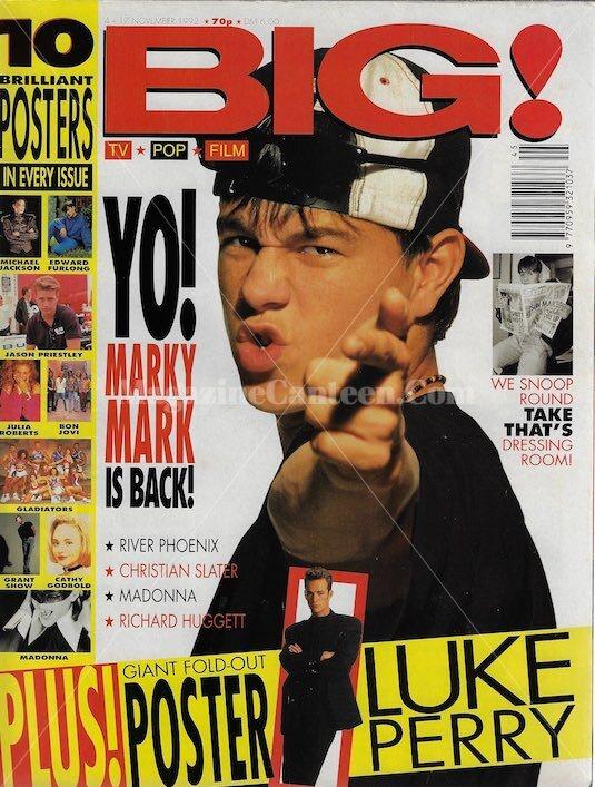 Big Magazine - Mark Wahlberg Take That – magazine canteen