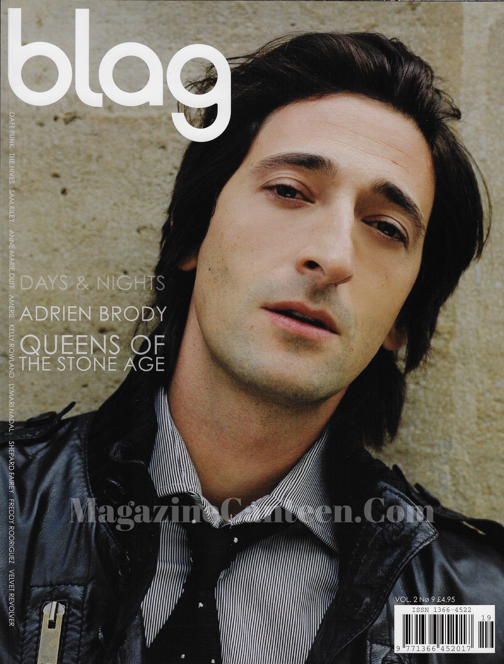 Blag Magazine - Adrien Brody – magazine canteen