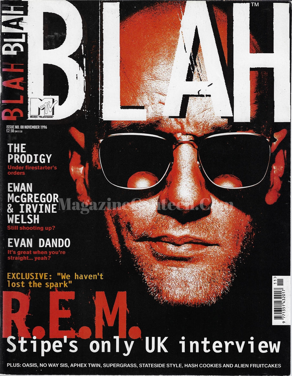 Blah Blah Blah Magazine - Michael Stipe REM – magazine canteen