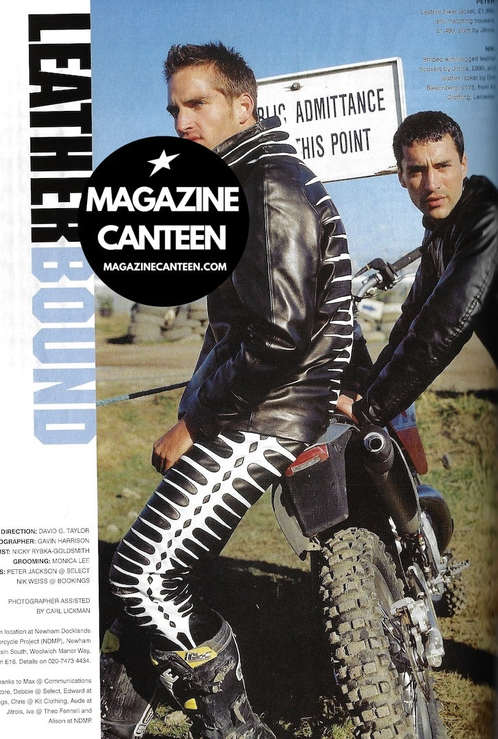 Magazine - Male Model PETER JACKSON Nik Weiss LEATHER BOUND – magazine ...