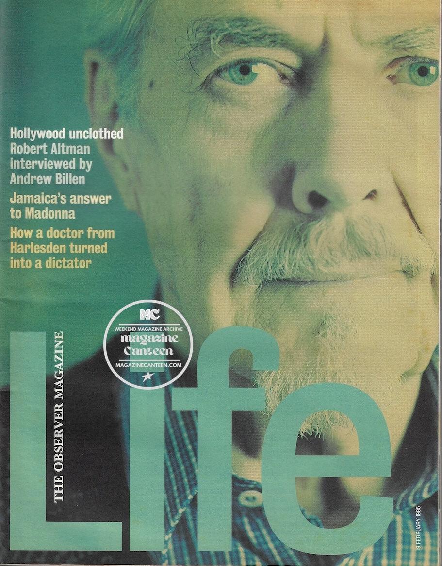 The Observer Magazine - Robert Altman ZAHA HADID Veronica Webb ...
