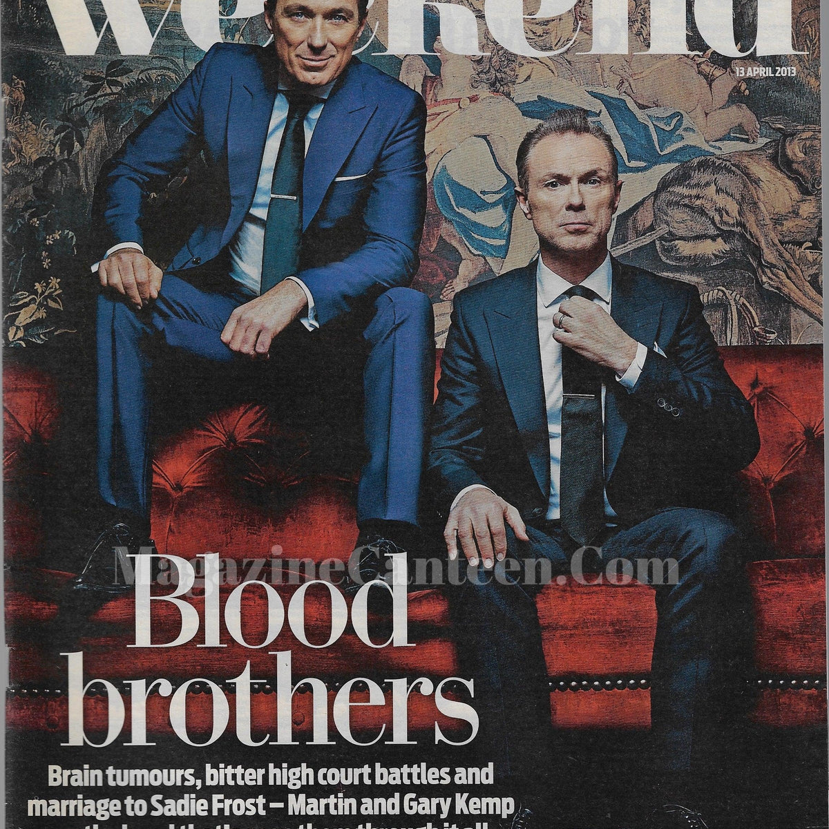 Mail Weekend Magazine - Martin Kemp & Gary Kemp – magazine canteen