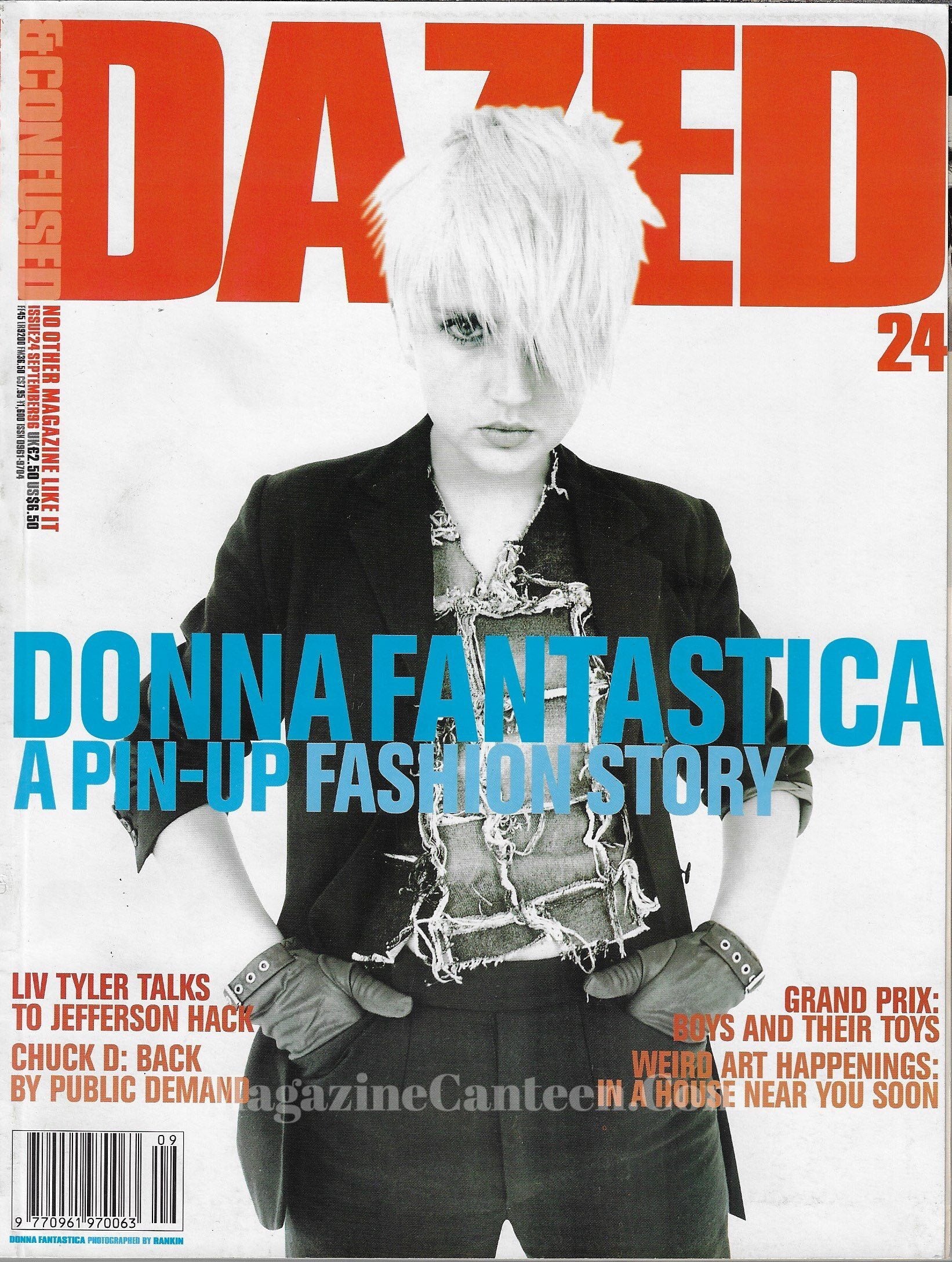 Dazed & Confused Magazine - Donna Elastica 1996 – magazine canteen