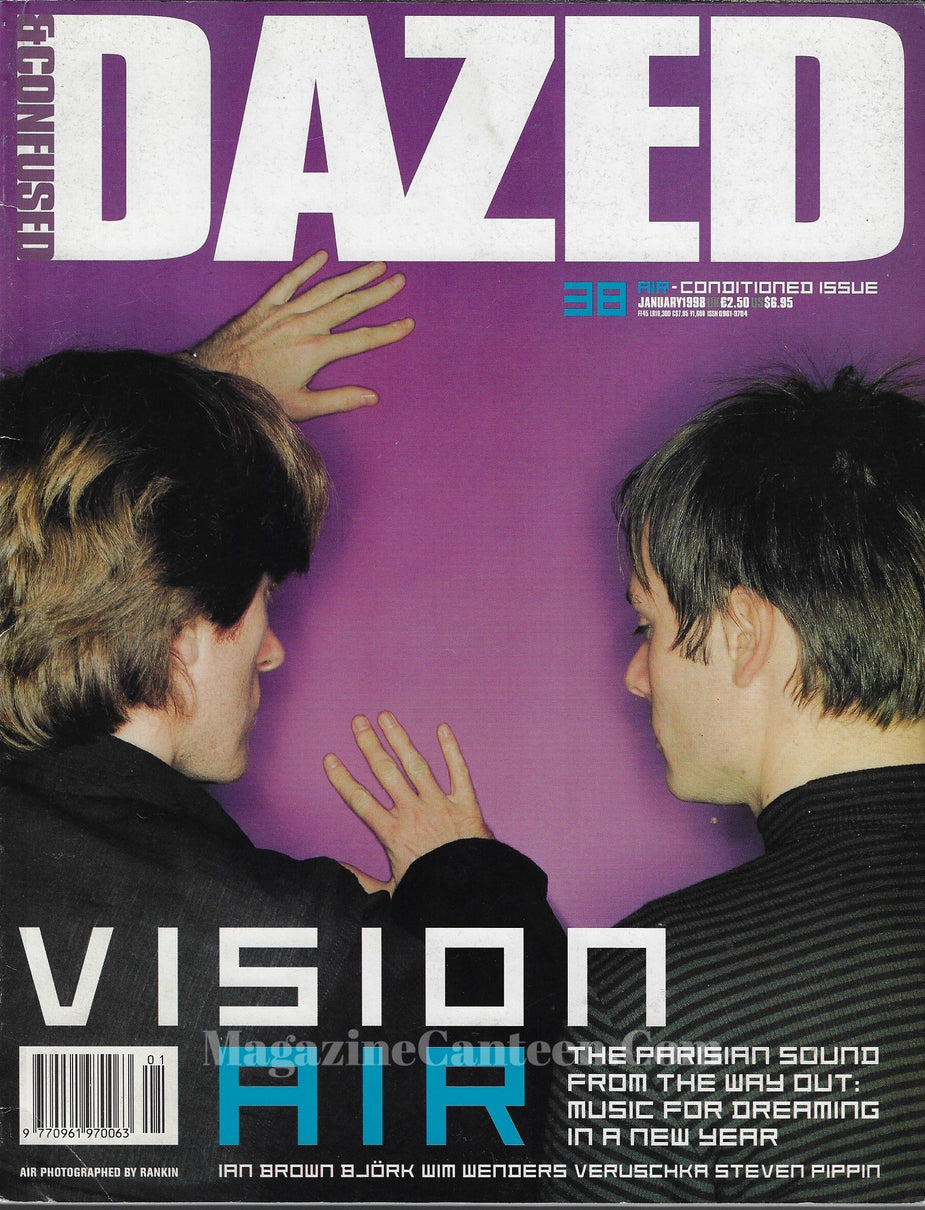 Dazed & Confused Magazine 1998 - Air Ian Brown Veruschka – magazine canteen