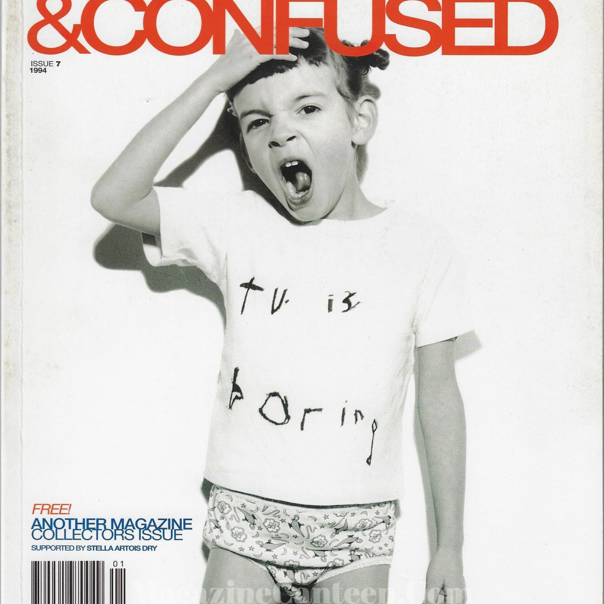 Dazed & Confused Magazine - Rankin TV Is Boring 1994 – magazine canteen