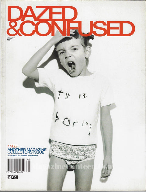 Dazed & Confused Magazine - Rankin TV Is Boring 1994 – magazine canteen