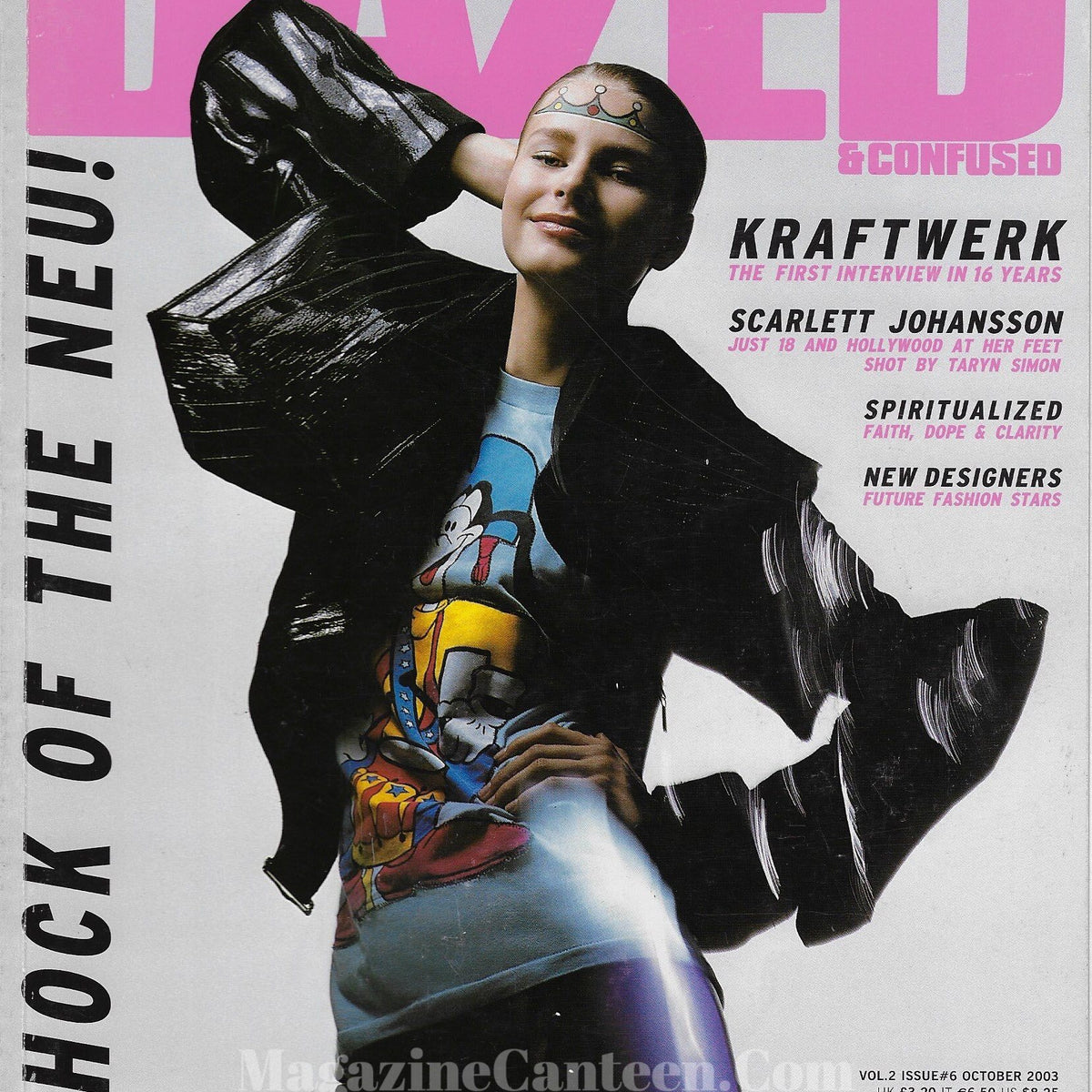 Dazed & Confused Magazine 2003 - Hana Soukupova – magazine canteen