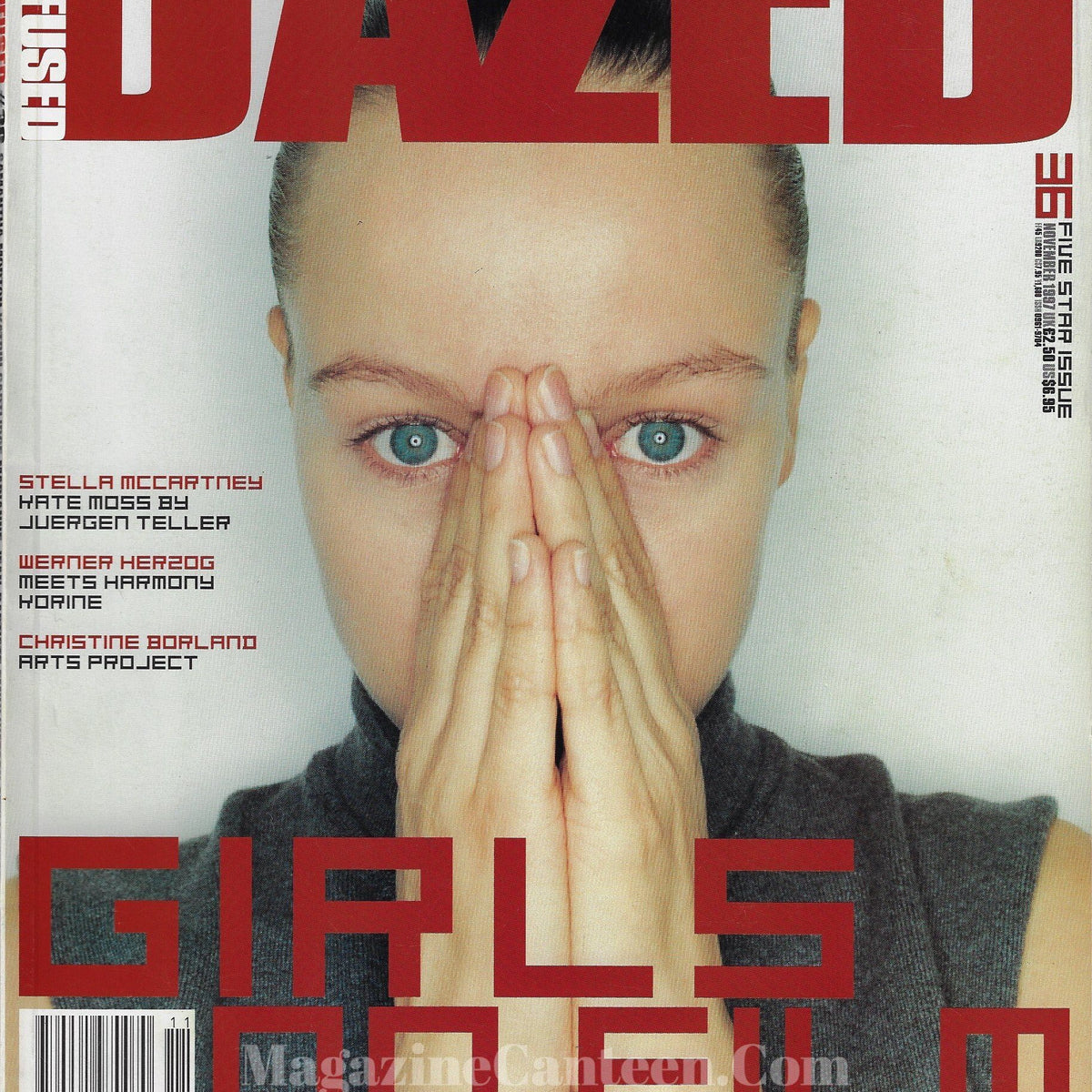 Dazed & Confused Magazine 1997 - Samantha Morton – magazine canteen