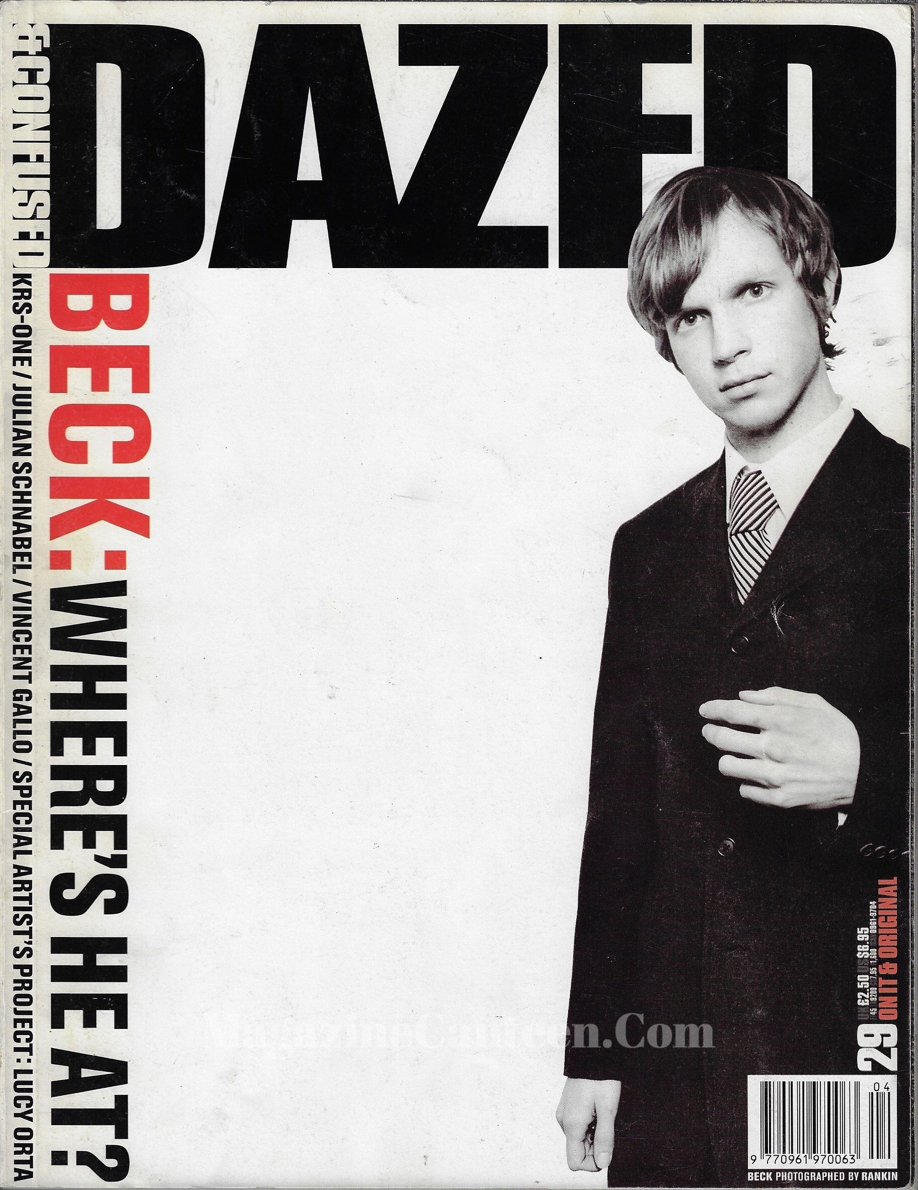 Dazed & Confused Magazine 1997 - Beck Rankin – magazine canteen