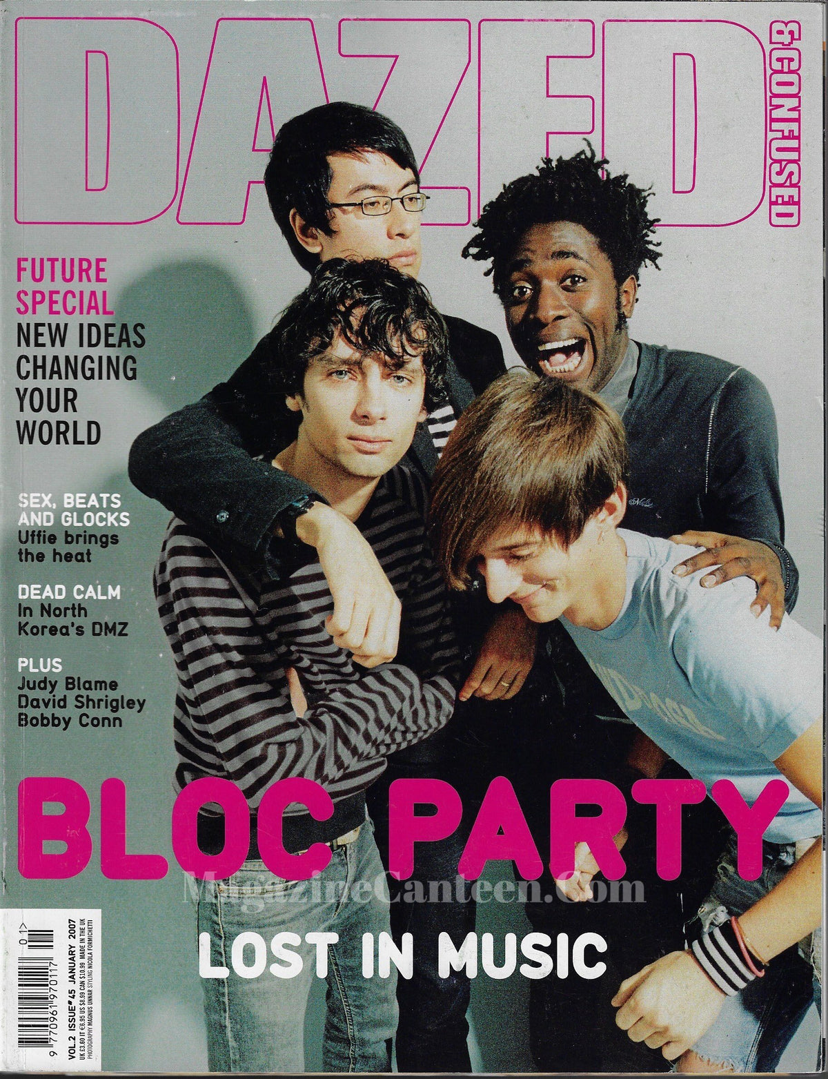 Dazed & Confused Magazine 2007 - Bloc Party – magazine canteen