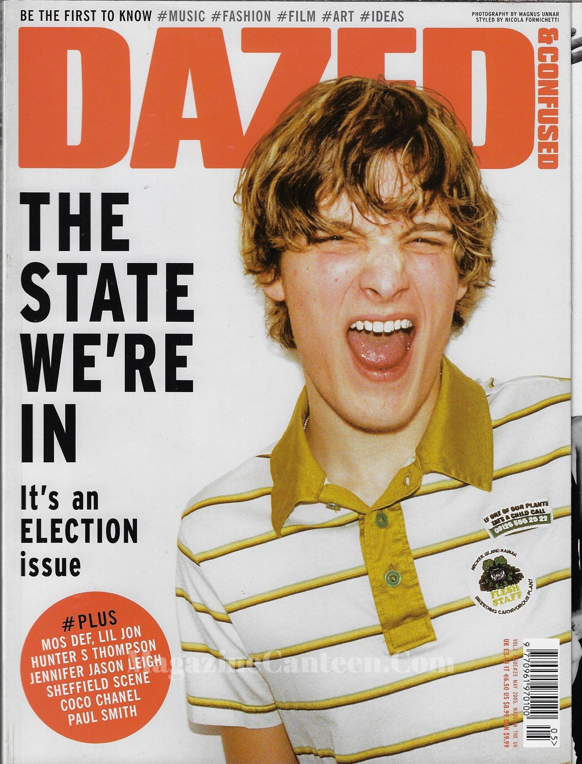 Dazed & Confused Magazine 2005 - Magnus Unnar – magazine canteen