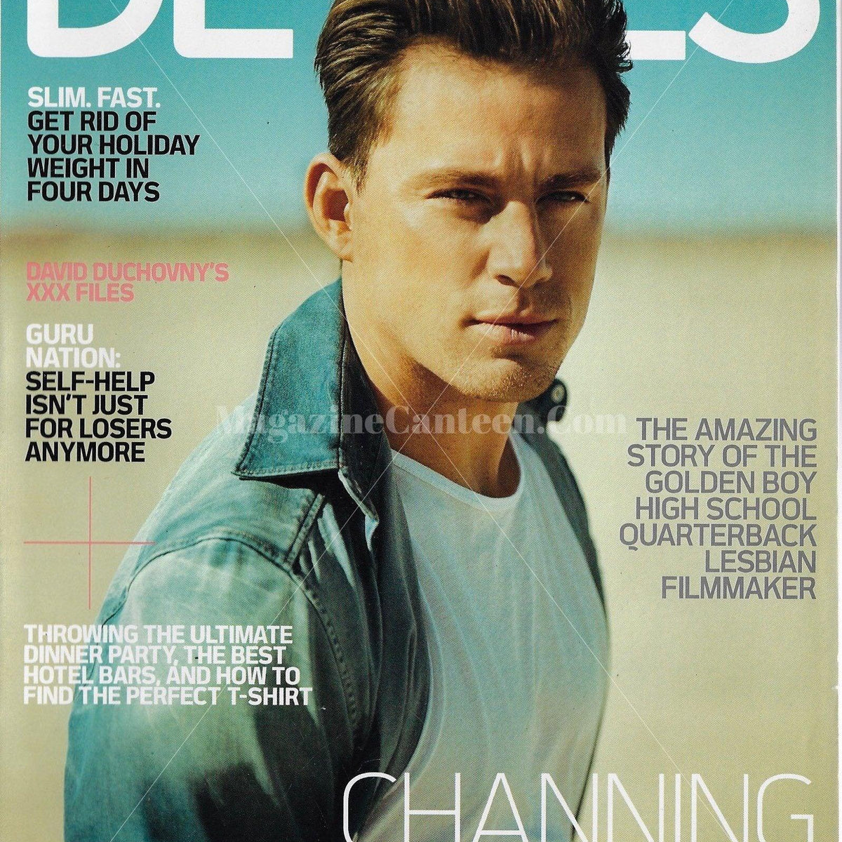 Details Magazine - Channing Tatum – magazine canteen