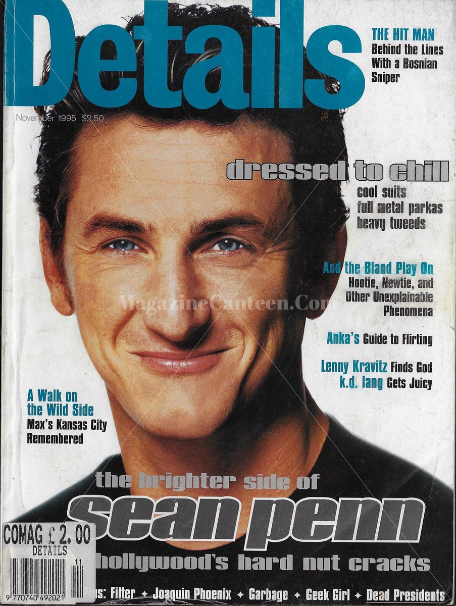 Details Magazine - Sean Penn – magazine canteen