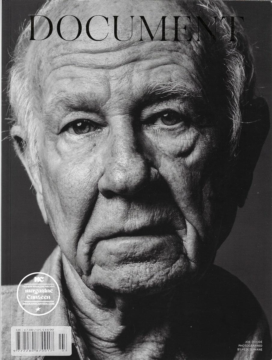 Document Magazine 3 - Joe Goode Hedi Slimane – magazine canteen