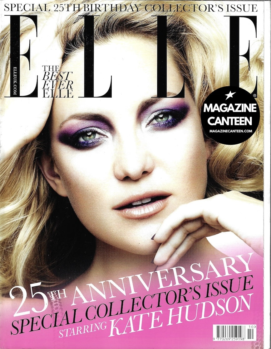 Elle Magazine - KATE HUDSON 25th Anniversary Issue – magazine canteen