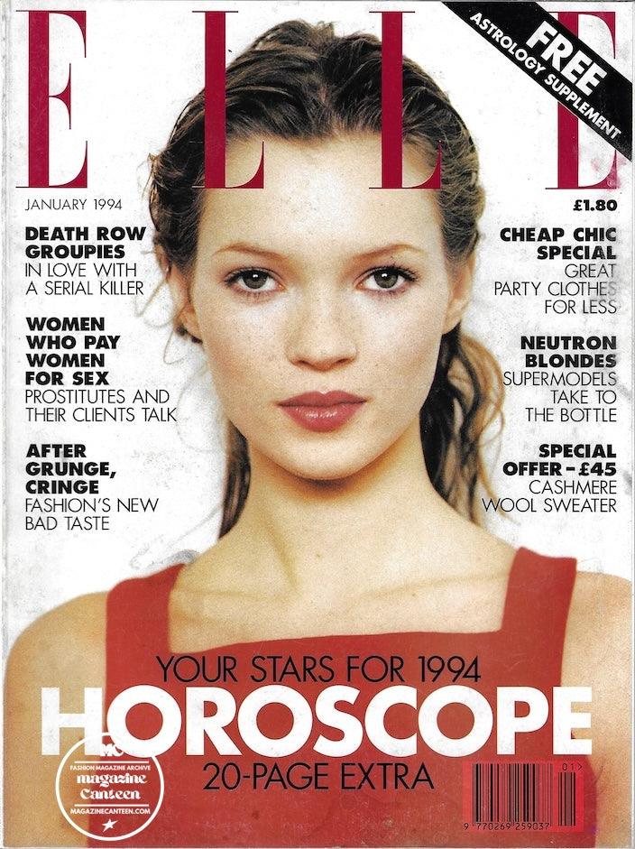 Elle Magazine - KATE MOSS Yasmin Le Bon SUSIE BICK – magazine canteen
