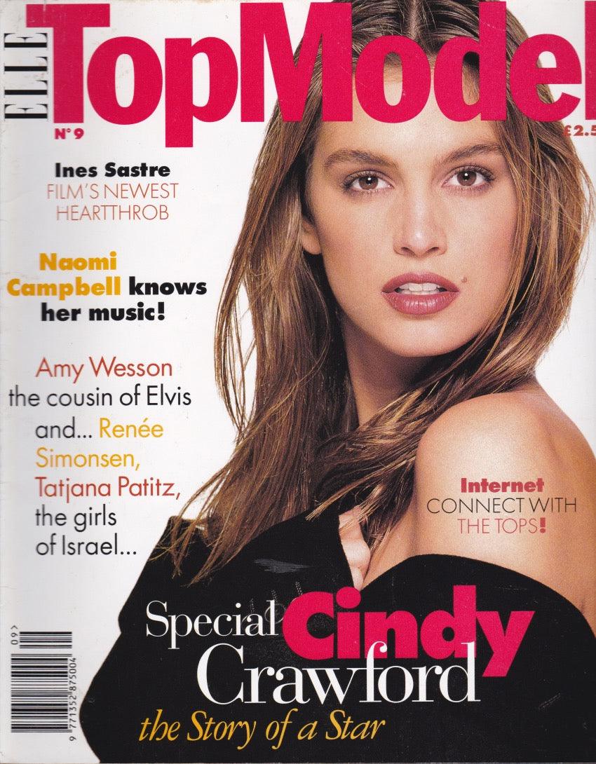 Elle Top Model Magazine - Cindy Crawford – magazine canteen