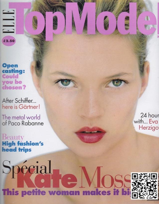 Elle Top Model Magazine - KATE MOSS Andrea Boccaletti HONOR FRASER ...