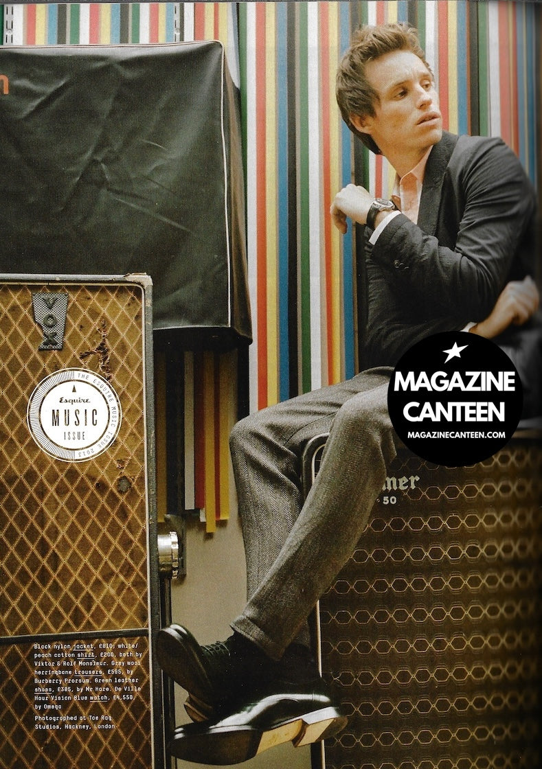 Esquire Magazine - MAX GEORGE The Wanted EDDIE REDMAYNE Tom Parker ...