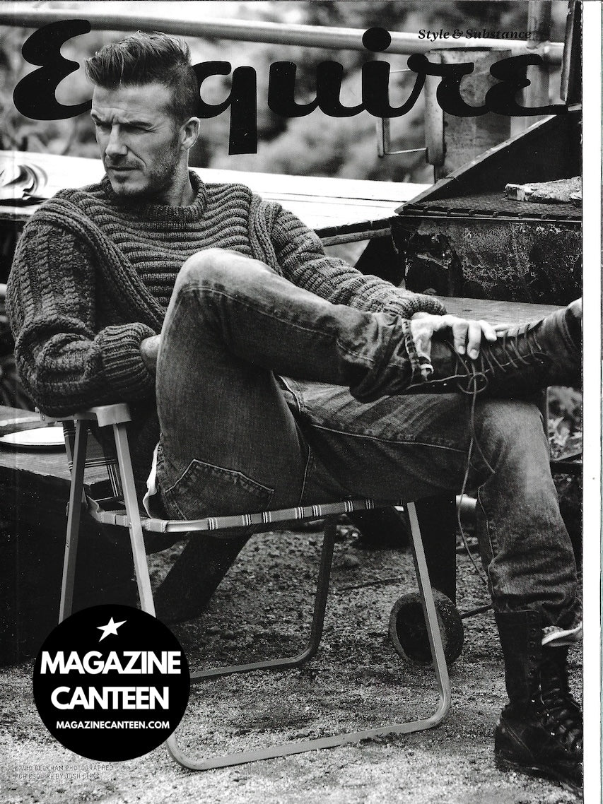 Esquire Magazine - David Beckham LUKE TREADAWAY Matt Smith SUBSCRIBER ...