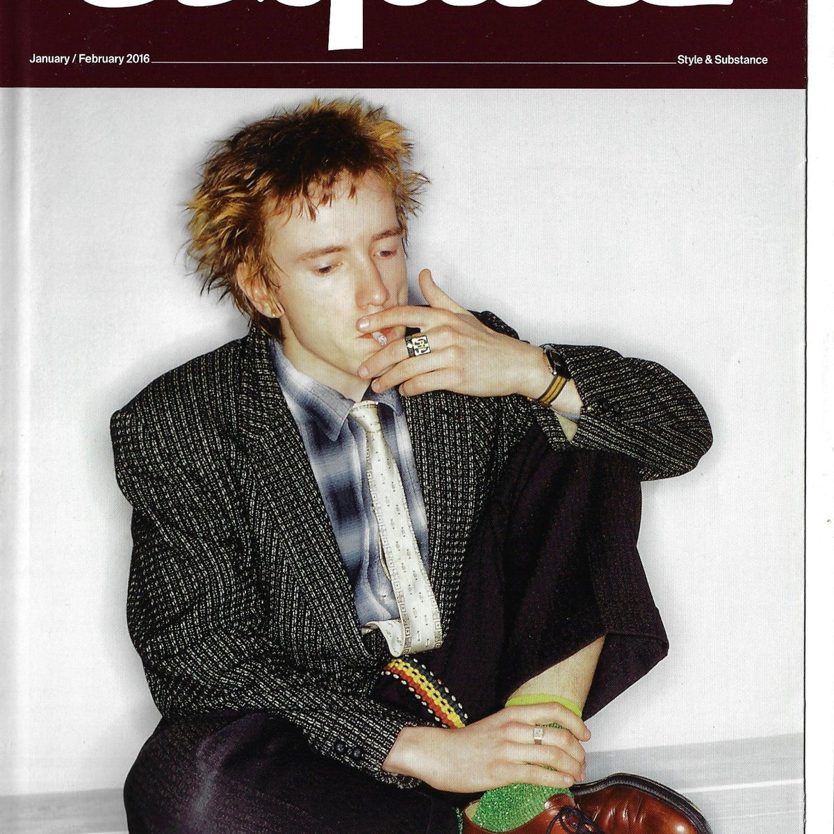 Esquire Magazine - John Lydon DOMHNALL GLEESON Matthias Schoenaerts ...