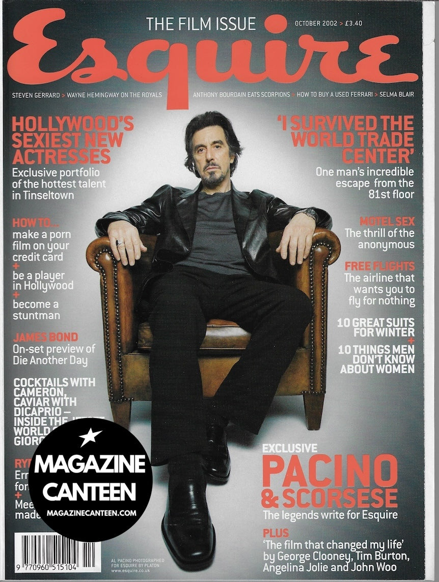 Esquire Magazine - AL PACINO Giorgio Armani JASON STATHAM – magazine ...
