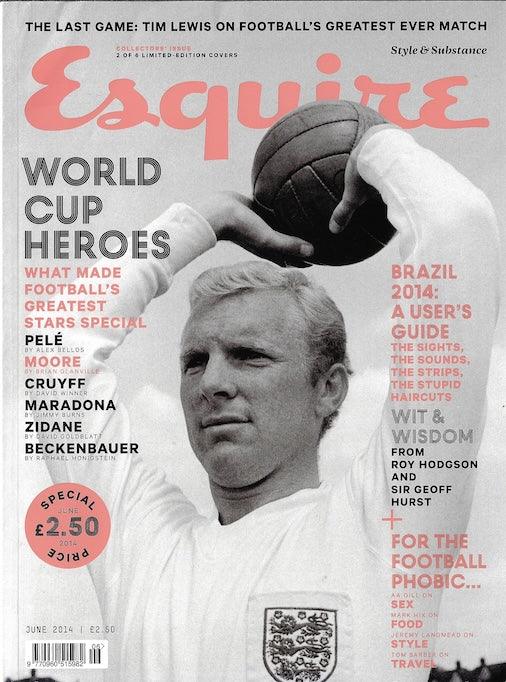 Esquire Magazine - Bobby Moore Raheem Stirling – magazine canteen
