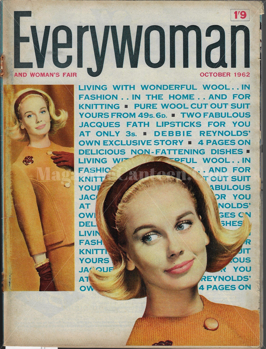 Everywoman Magazine - Dudley Harris Jean Shrimpton Ad – magazine canteen